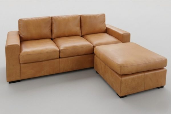 Mode Comfort 3 Seater With Ottoman Genuine Exotic Leather